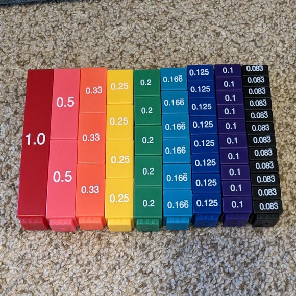 Learning Resources | Toys | Fraction Tower Equivalency Cubes By ...